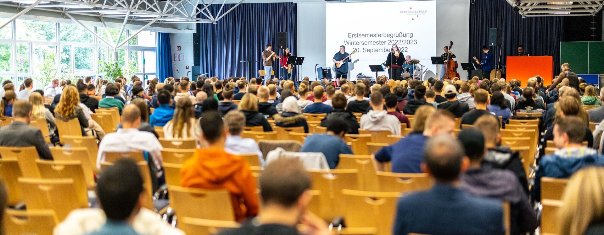 Erstsemesterbegrüßung an der Jade Hochschule